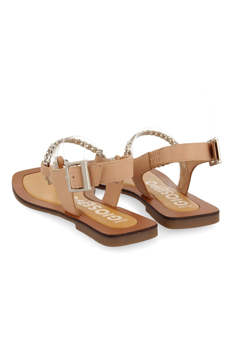 Gioseppo, Sandale cu bareta separatoare si detalii-lant Chiman ...