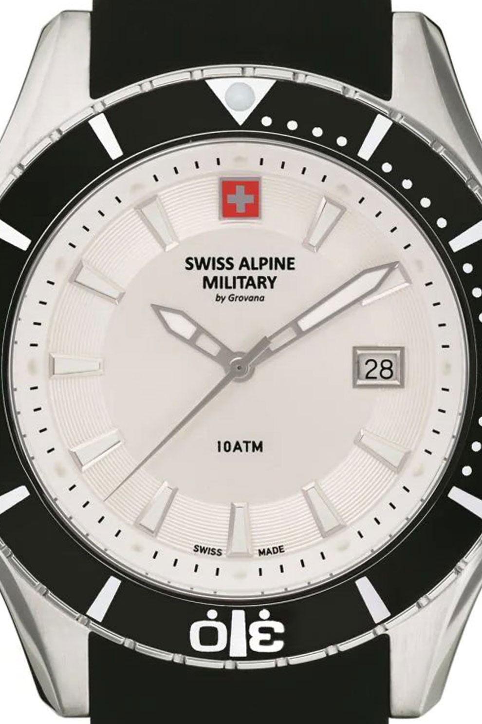 Swiss Alpine Military, Часовник от неръждаема стомана със силиконова ...