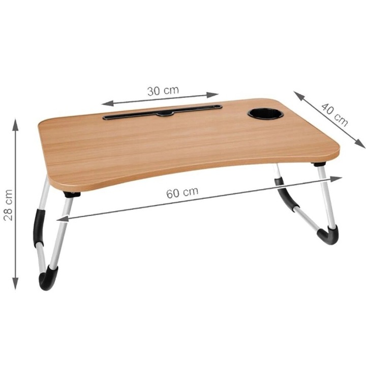 Masa pliabila multifunctionala, Pentru laptop sau mic dejun la pat ...