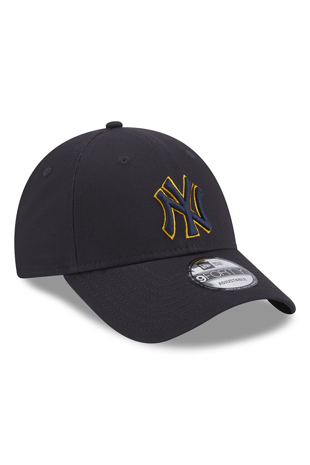 New Era, Sapca cu broderie logo New York Yankees, Albastru ultramarin ...