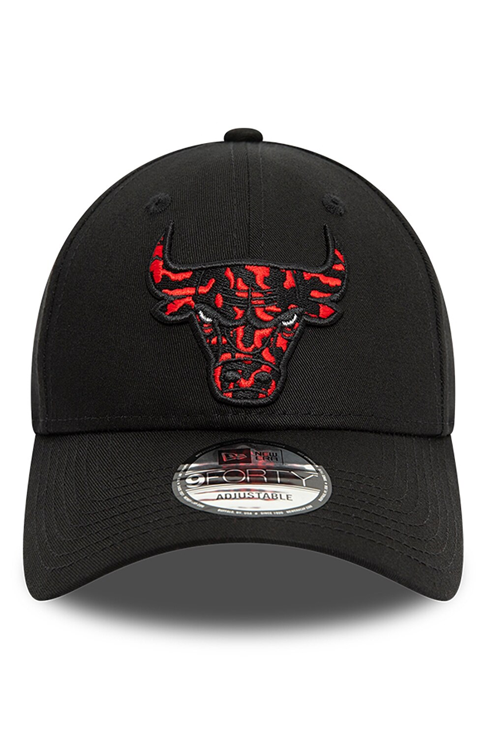 New Era, Sapca cu broderie logo 9FORTY Chicago Bulls, Negru, 56-62 CM ...