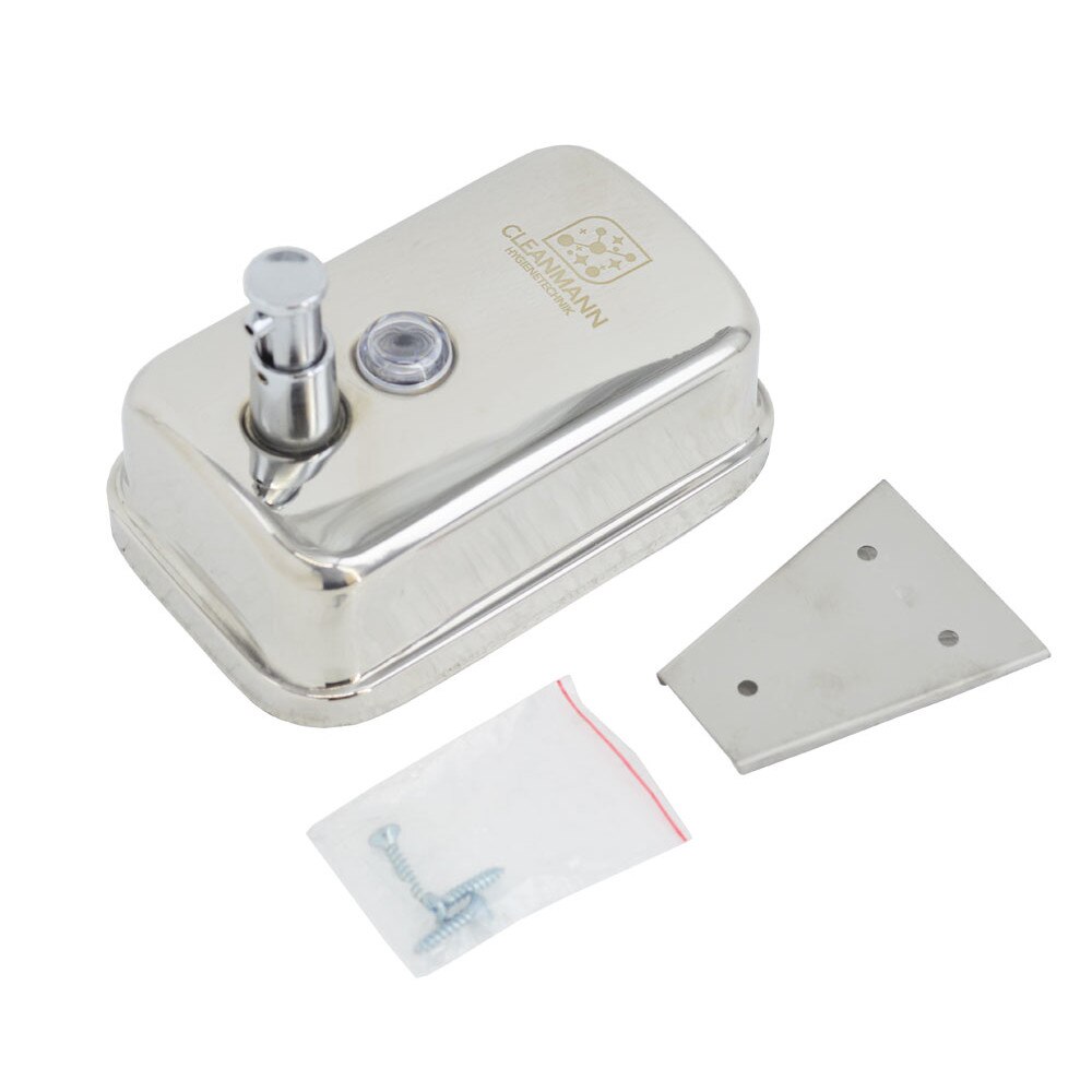 Dozator sapun lichid, inox AISI304, pe perete, 500 ml, Safe Cleanmann ...