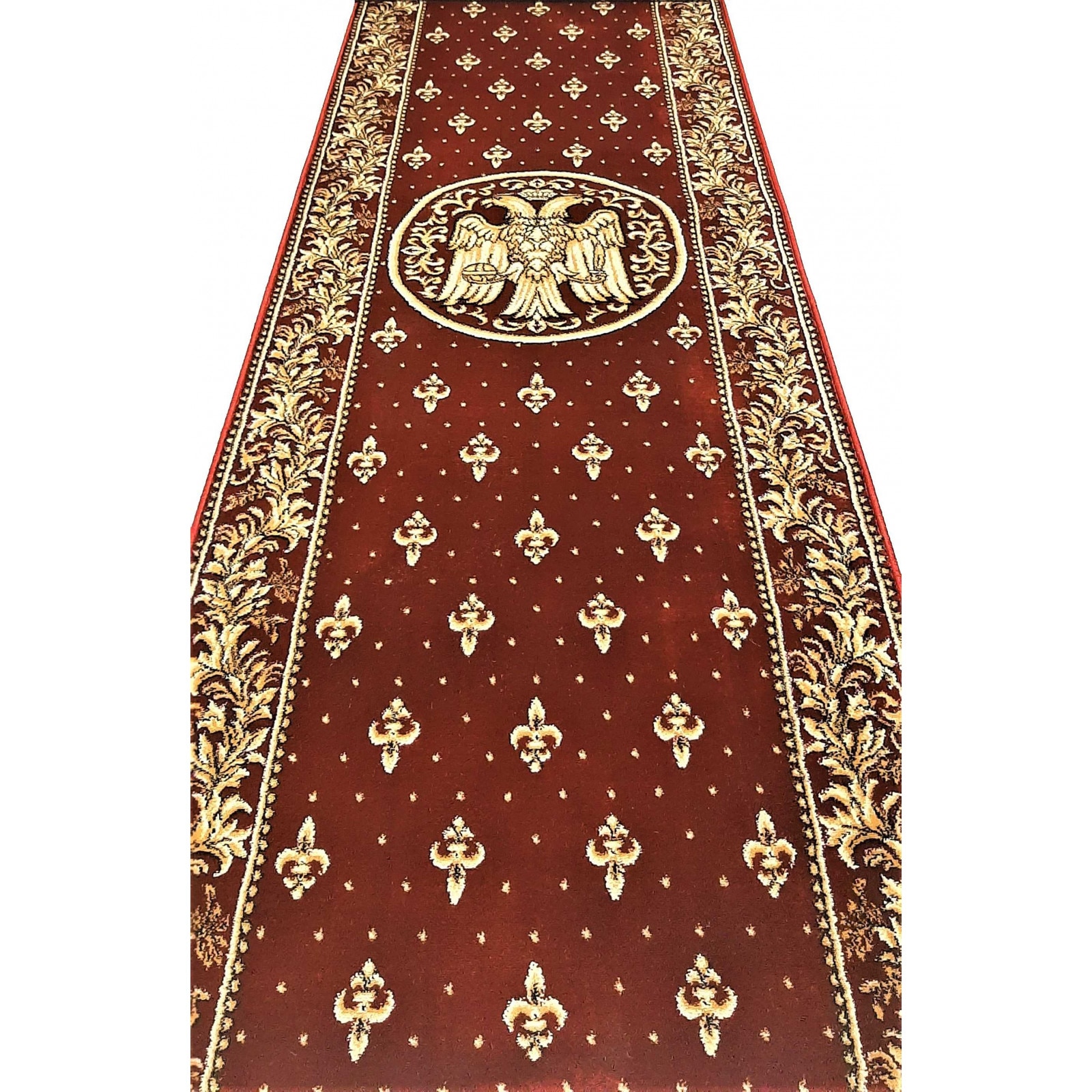 Напречна греда, Църковен модел, Червен, Широчина 100 см Червен 100 x 800 - eMAG.bg