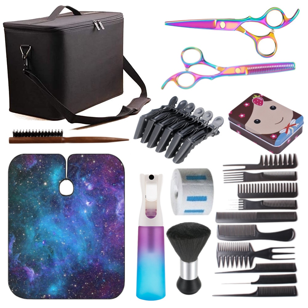 Set coafor complet Ardette, StyleBox, 11 piese, cu foarfeca tuns filat ...