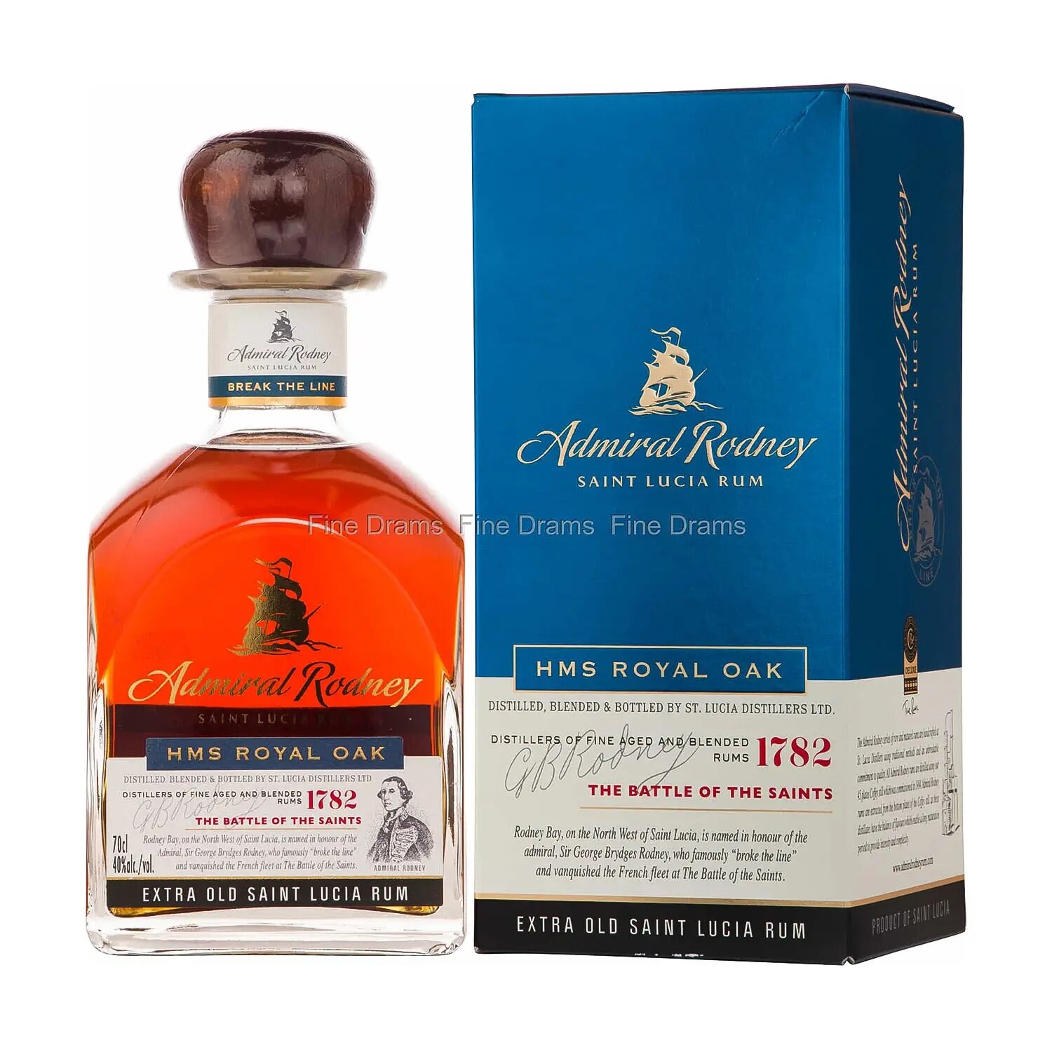 Admiral Rodney HMS Royal Oak rum, 0.7 l, pdd 40% - eMAG.hu