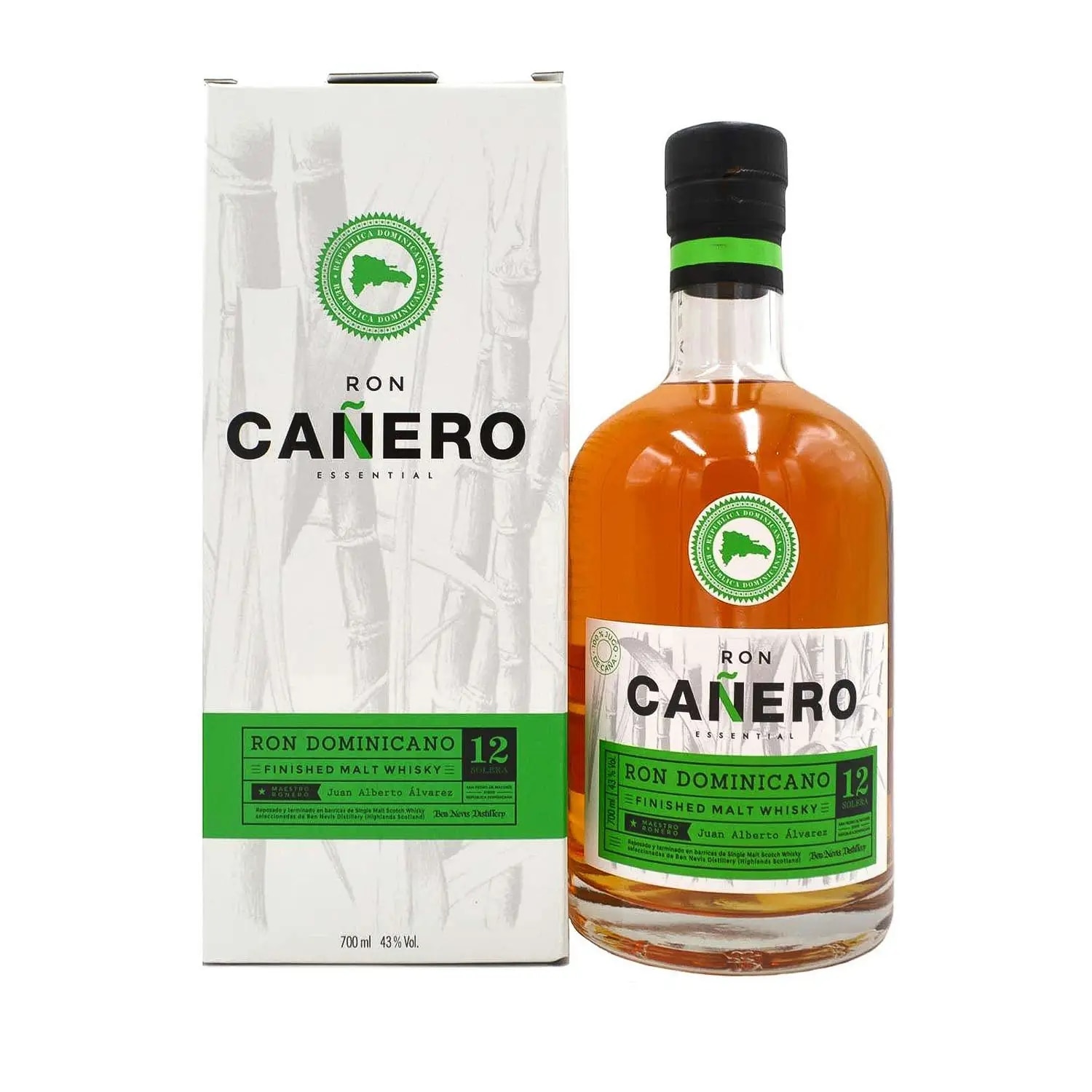 Canero Dominicano 12Solera Malt Whisky Finish rum, 0.7 l, 43% - eMAG.hu