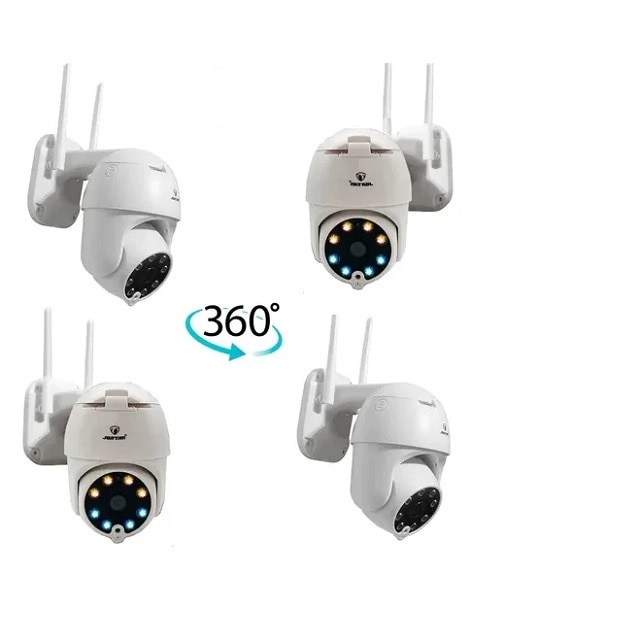 Set 4 Camere Jortan Wi-fi de Exterior J-8170, Senzor de miscare, Night ...