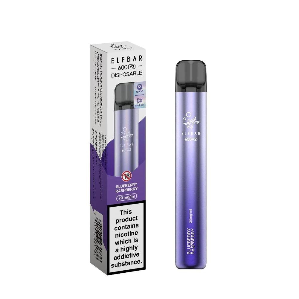 Tigara electronica Elf Bar 600 V2, Blueberry Raspberry - eMAG.ro