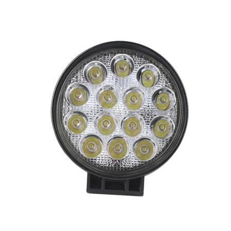 lampa LED auto, Aluminiu, 14 LED-uri, 42W, 2500LM, 6000K, IP67, Negru ...