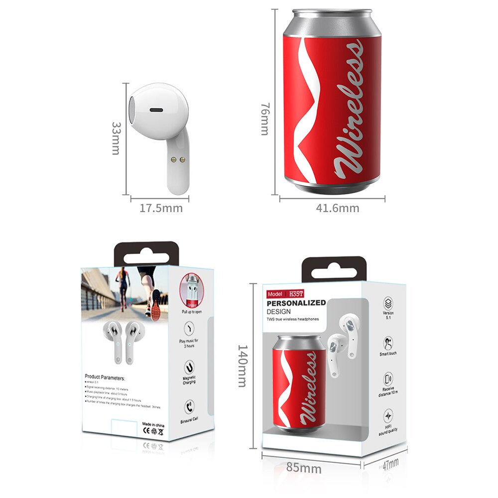 Casti fara fir, Manta, USB Type C, Alb - eMAG.ro