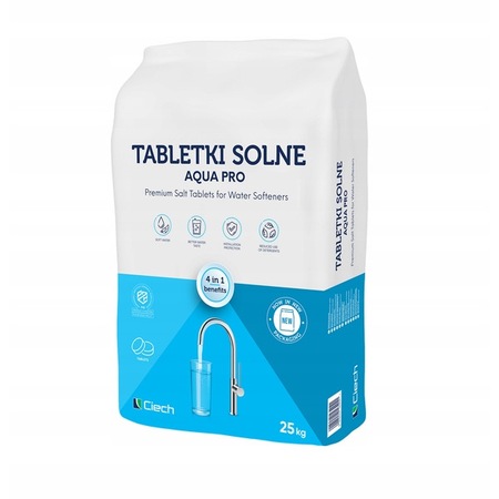 Tablete de sare pentru dedurizarea apei, Ciech, 25kg - eMAG.ro