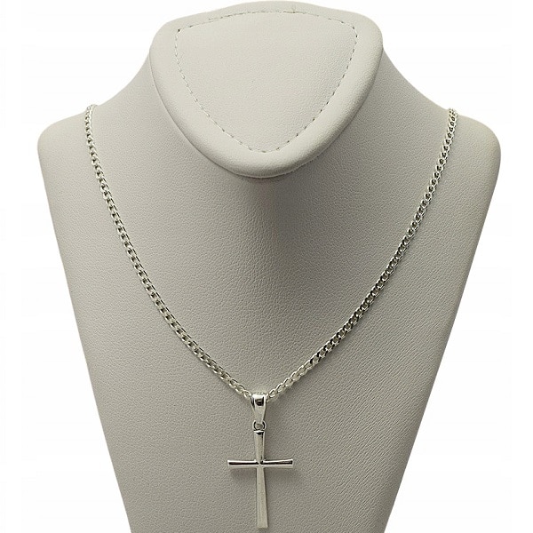 Lant pentru barbati, Amor, Argint, 50 cm, Argintiu - eMAG.ro