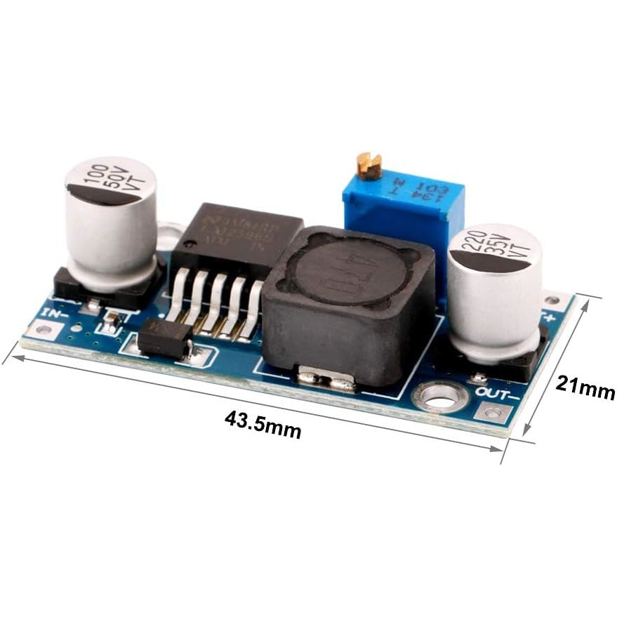 7 bucati Premium LM2596S Convertor de tensiune DC-DC, 3,2-40V la 1,25-35V Modul de alimentare cu ...