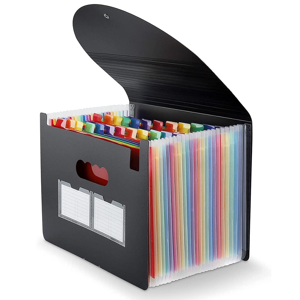 Dosar De Fisiere Extensibil Cu 24 Buzunare Zjz A4 33x24 Cm