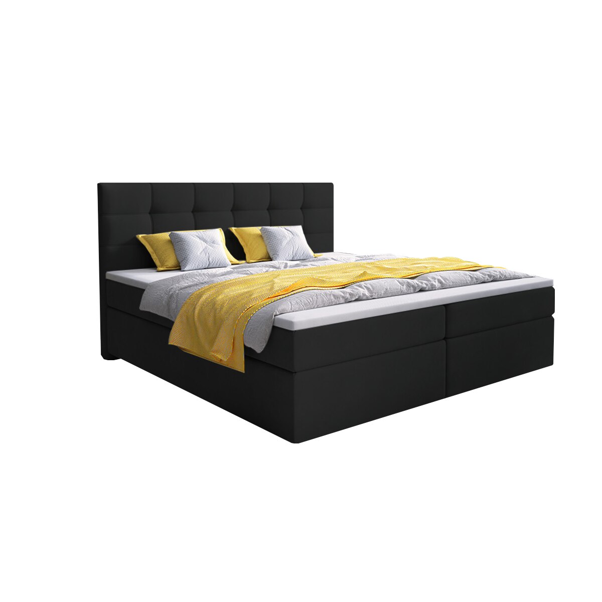 Glose kárpitozott boxspring ágy, 180x200, cosmic 100 - eMAG.hu