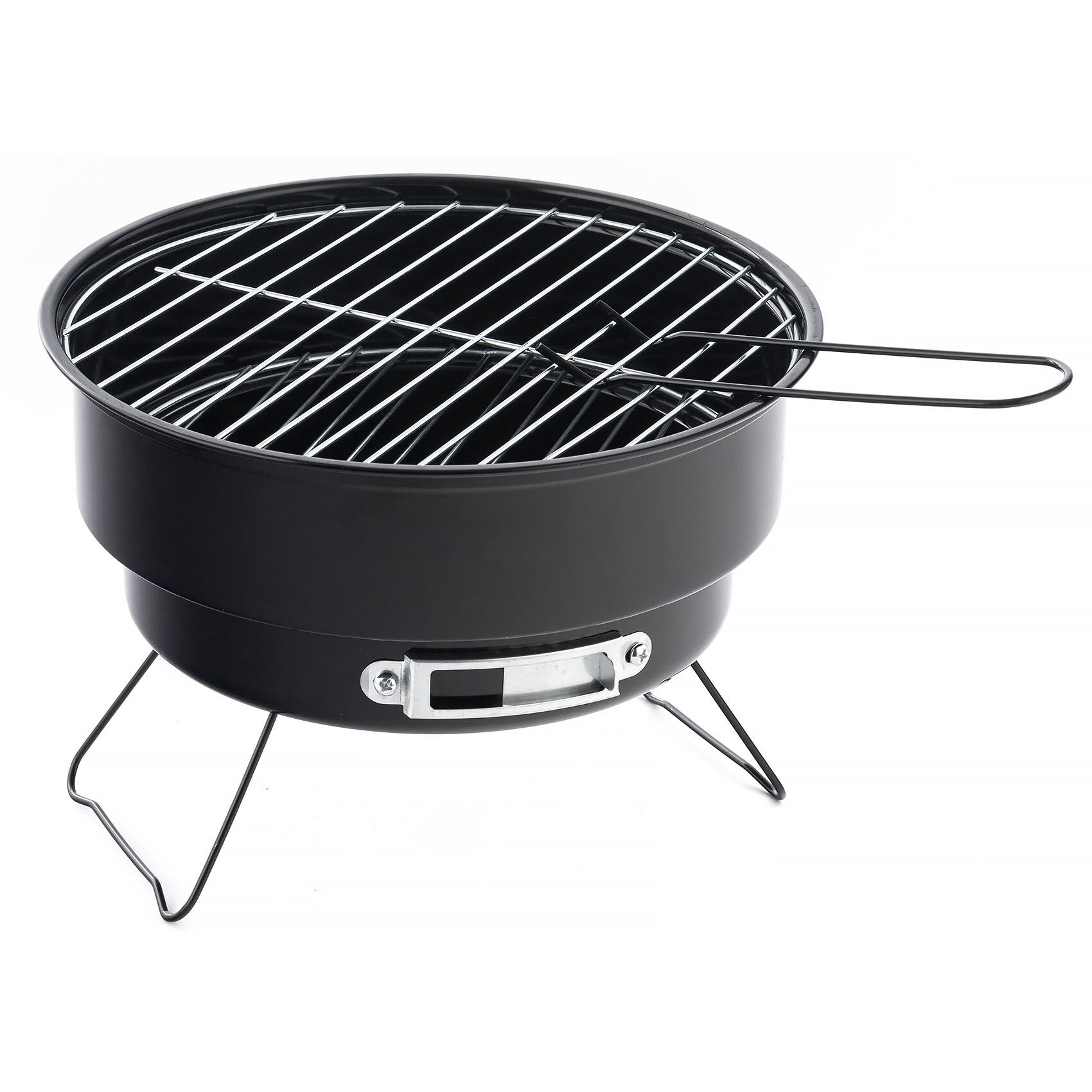 Gratar Turistic Portat Pliant de Carbune Barbecue - eMAG.ro
