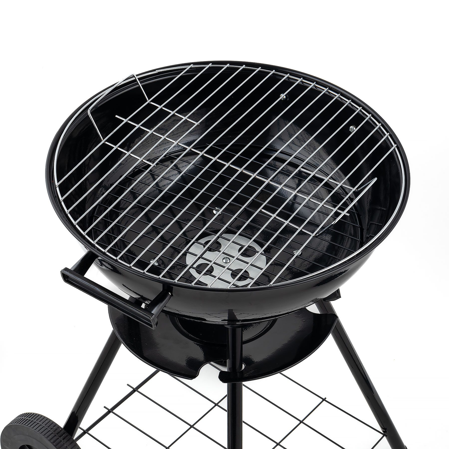 Gratar rotund cu carbune 43cm x 70cm - eMAG.ro