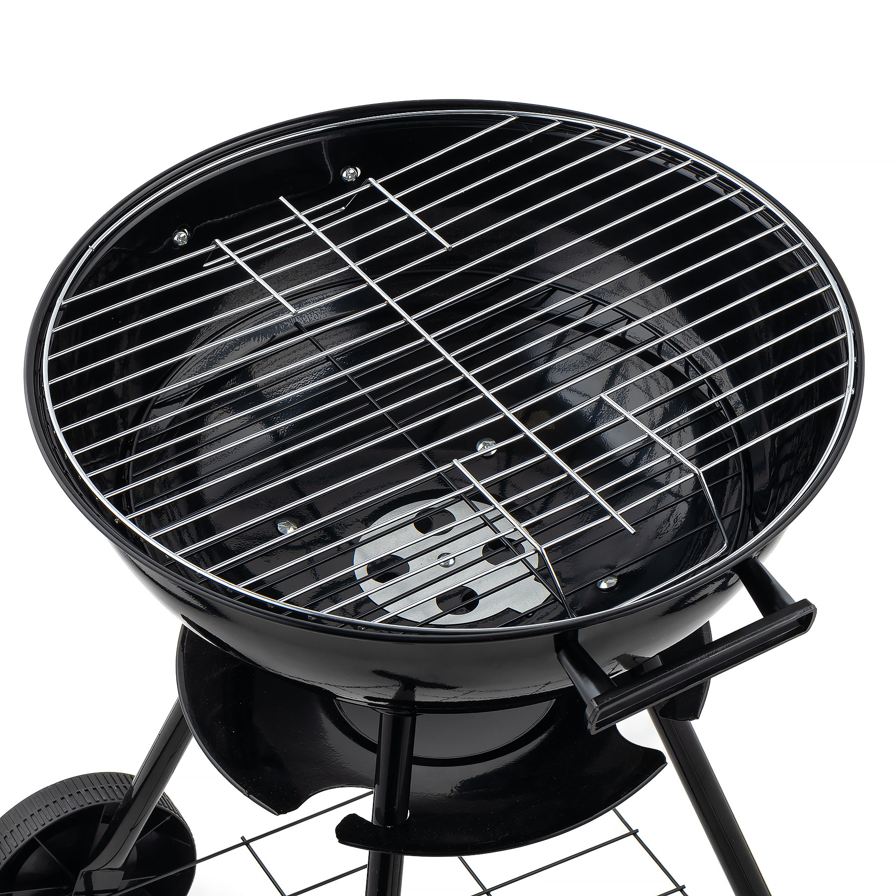 Gratar rotund cu carbune 43cm x 70cm - eMAG.ro