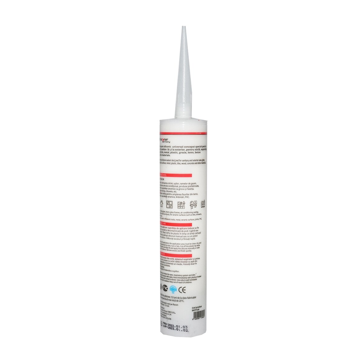 Silicon universal alb interior/exterior 300ml Breckner Germany - eMAG.ro