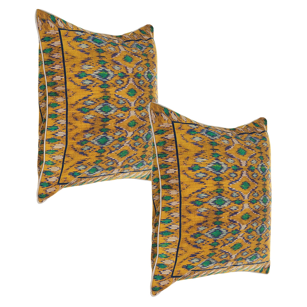 Set 2 fete de perna decorative BonDia, Model Draa 204, 50 cm x 50 cm ...