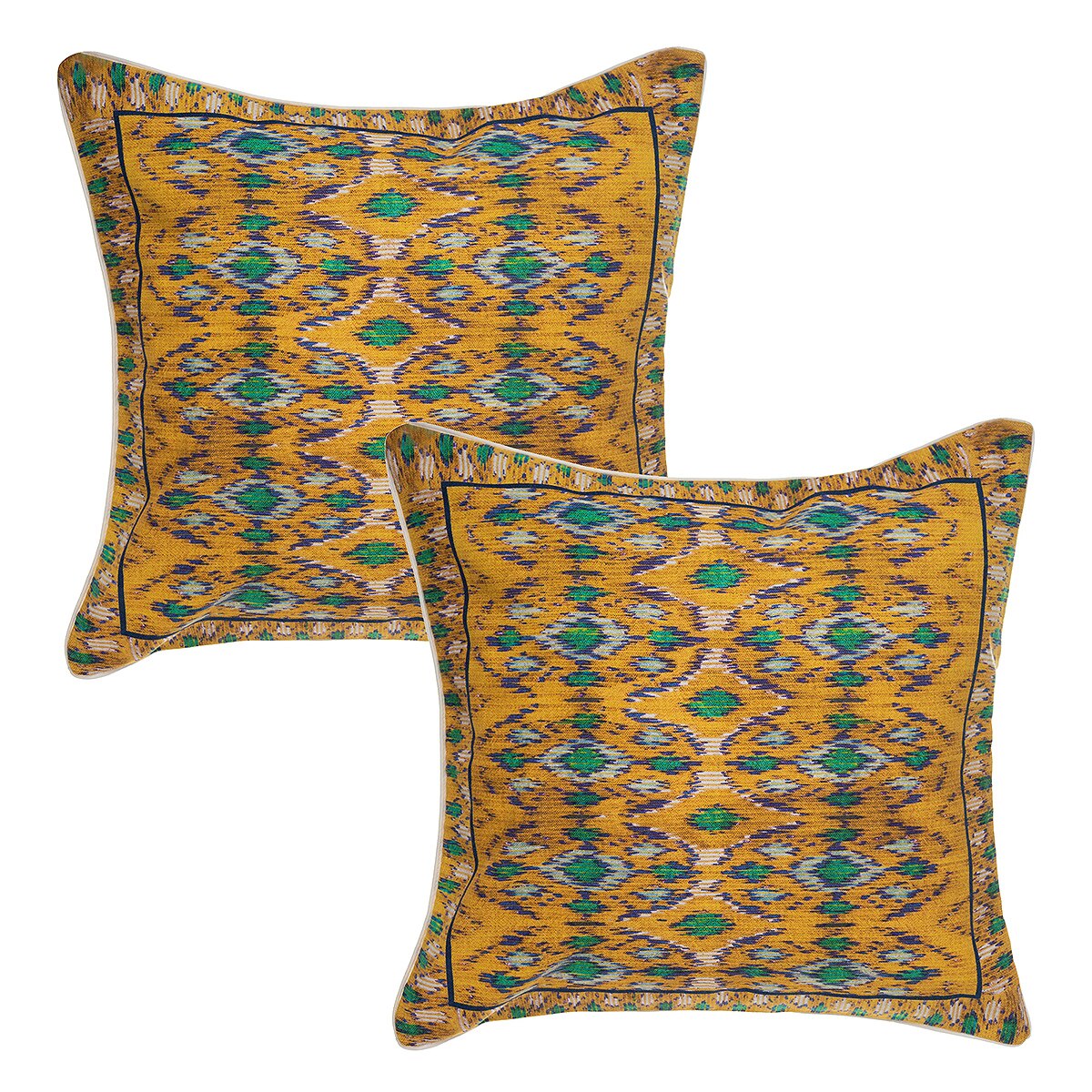 Set 2 fete de perna decorative BonDia, Model Draa 204, 50 cm x 50 cm ...