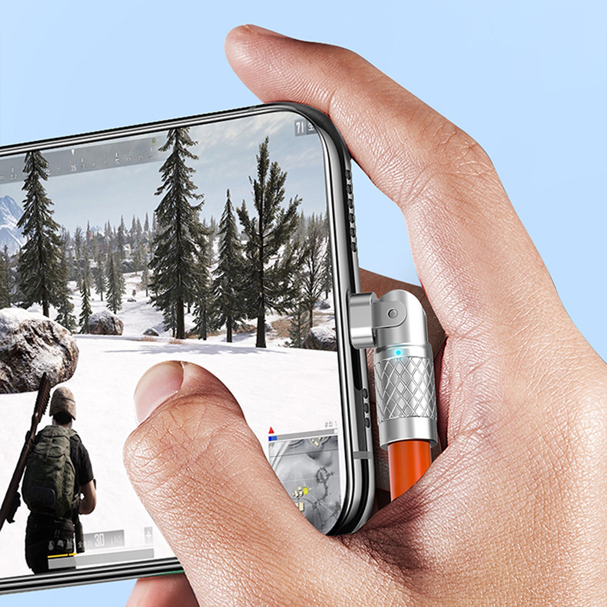 Cablu Date si Incarcare Rapida Timebox, 120W, Rotire 180 grade, QC 3.0 ...