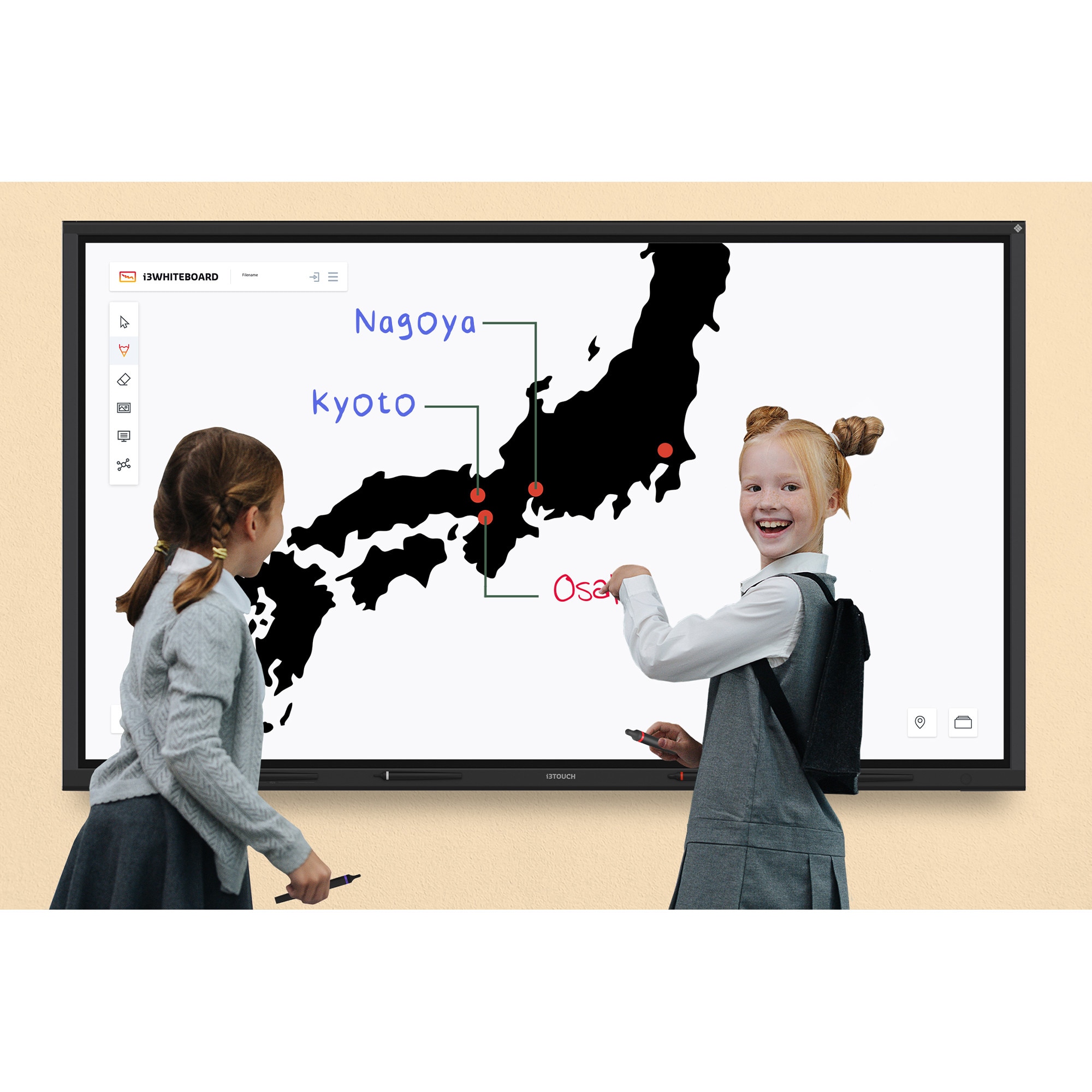 Display Interactiv i3-Technologies i3TOUCH X2 65" 4K, CPU Octa core, 8 ...