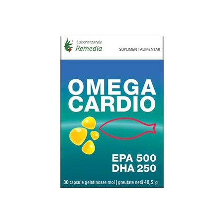 Omega Cardio 30 lágy kapszula Remedia Laboratories - eMAG.hu