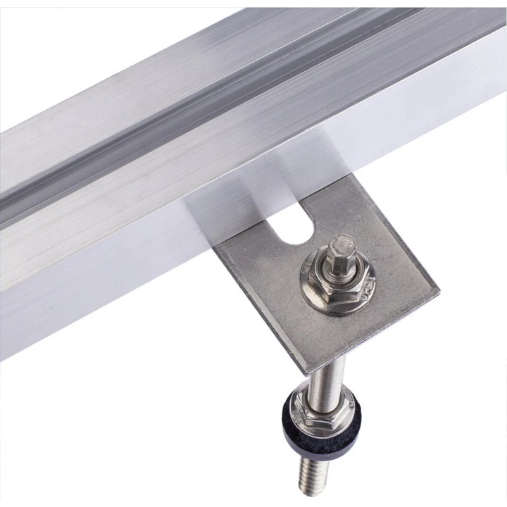 Surub ancora cu filet dublu M10x250mm si adaptor, Inox, prindere sine ...