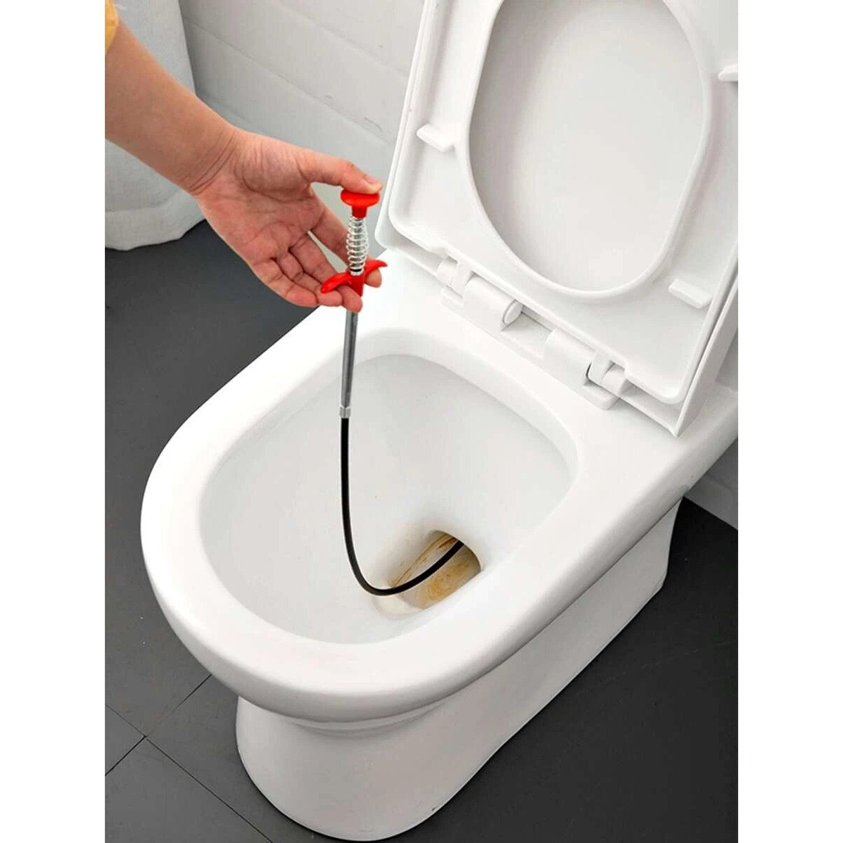 Dispozitiv sarpe extractie obiecte, desfundat tevi de scurgere, metalic ...