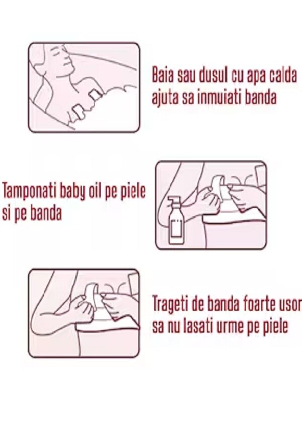 Set Banda pentru sani, Suport si modelare, eBA®, hipoalergenic, 5m ...