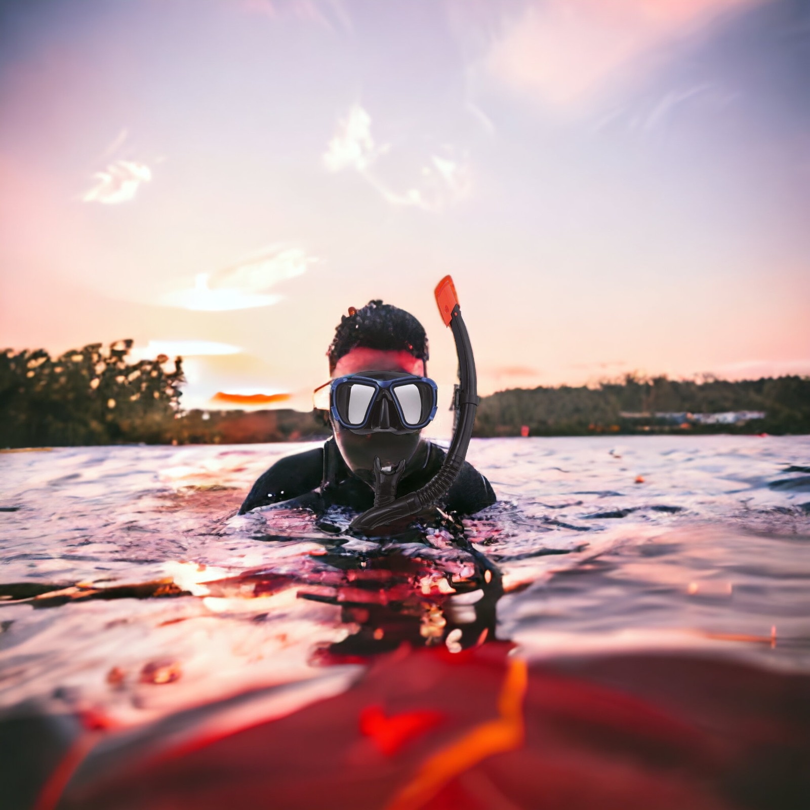 Set Masca si Tub Inot snorkel ergomic pentru copii, 14 ani +, YUPY ...