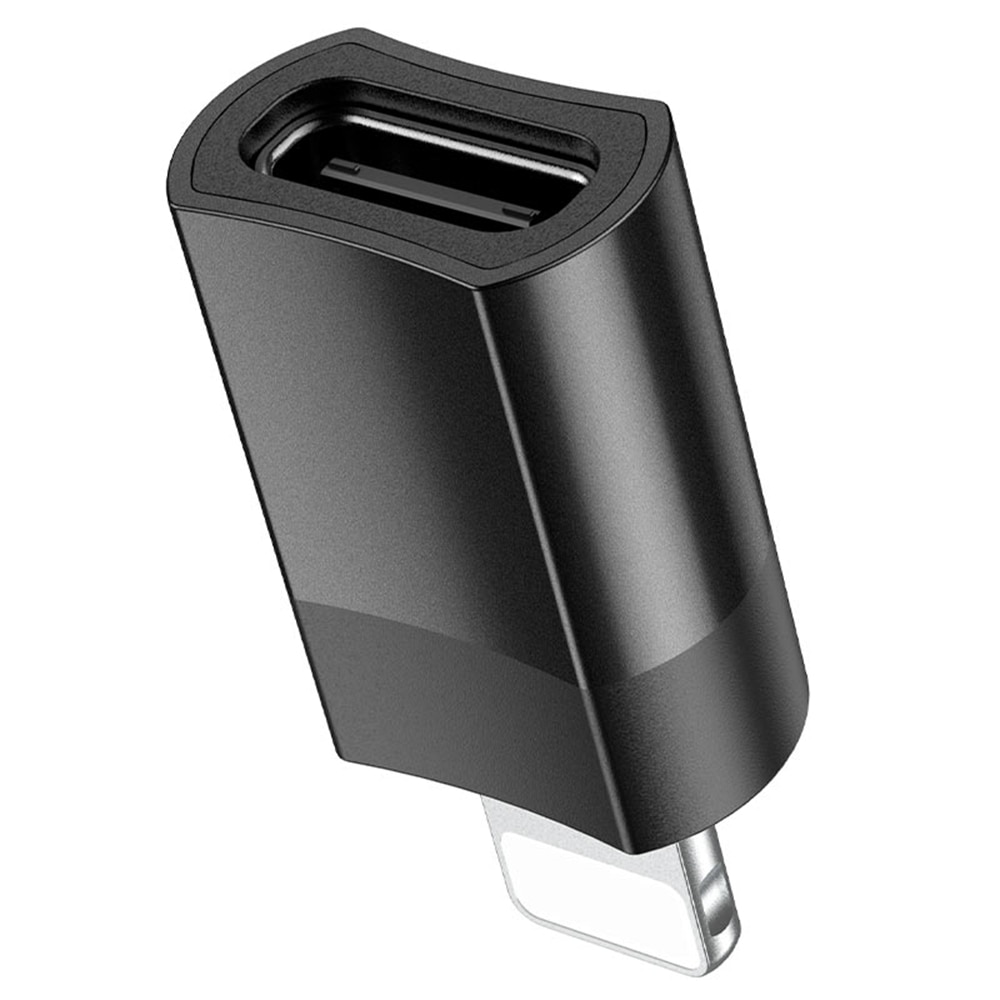 OTG Lightning към Type-C 2A адаптер, S476, черен - eMAG.bg