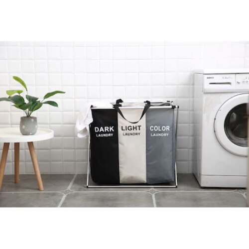 Cos de rufe cu 3 compartimente, NEVERMORE, cadru din aluminiu ingrosat ...