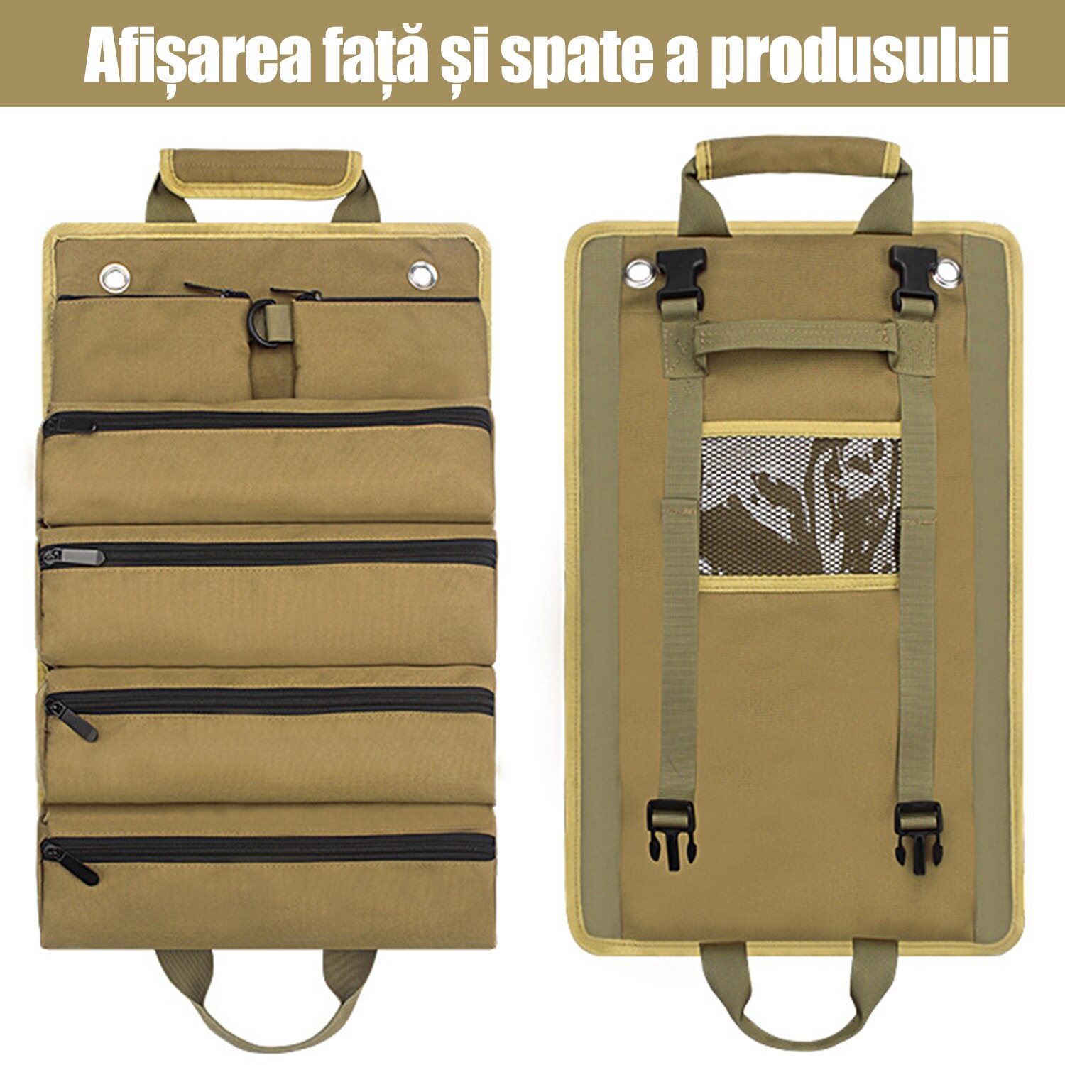 Geanta textila pentru scule, SDLOGAL, Duty Heavy, Roll Up, 4 de ...