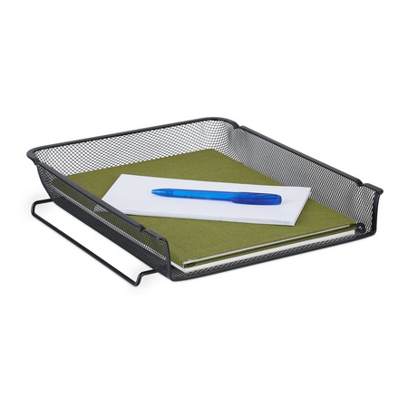 Tava pentru documente suprapozabila, plasa metalica, format A4 vertical ...
