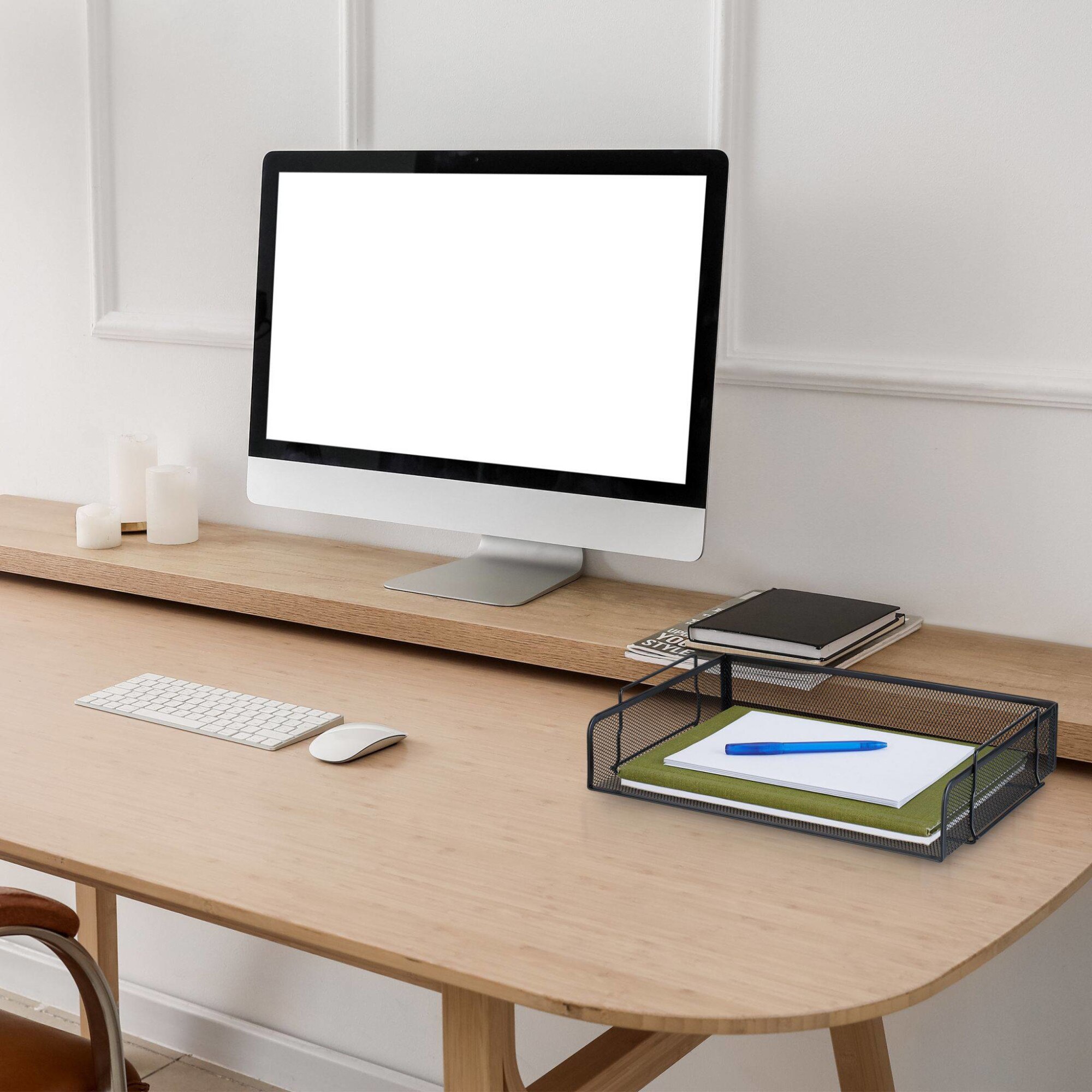 Tava pentru documente suprapozabila, plasa metalica, format A4 ...