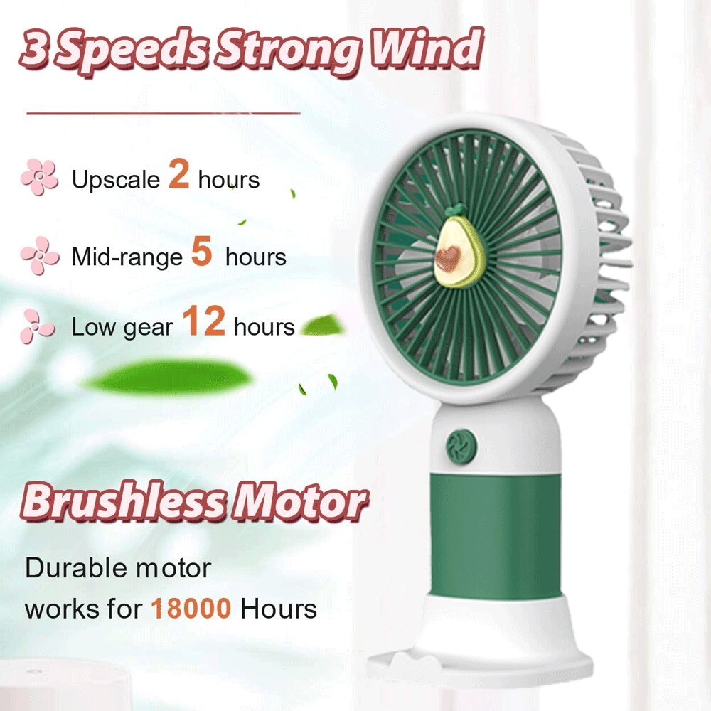 Mini ventilator portabil personal, ventilator portabil, alimentat cu ...