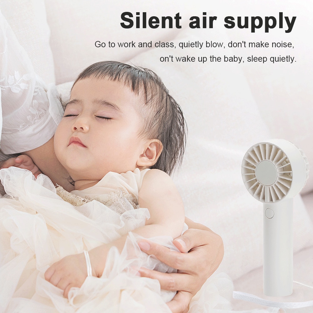 Mini ventilator portabil, ventilator portabil puternic cu dublu motor ...