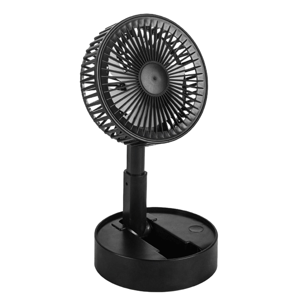 Ventilator de birou portabil - 3 viteze de vant, pliabil, reincarcabil, alimentat prin baterie ...