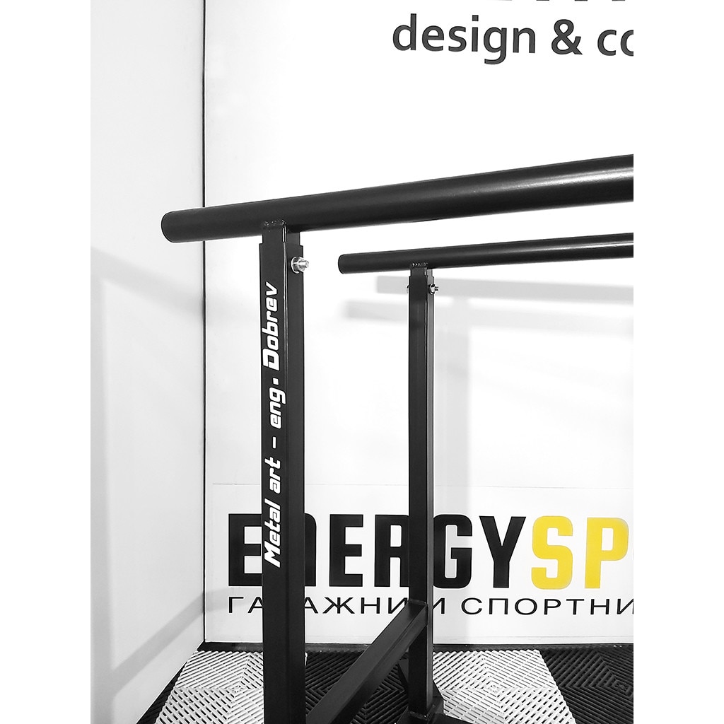 Paralele de gimnastica, Metal art - ing.Dobrev, Negru - eMAG.ro