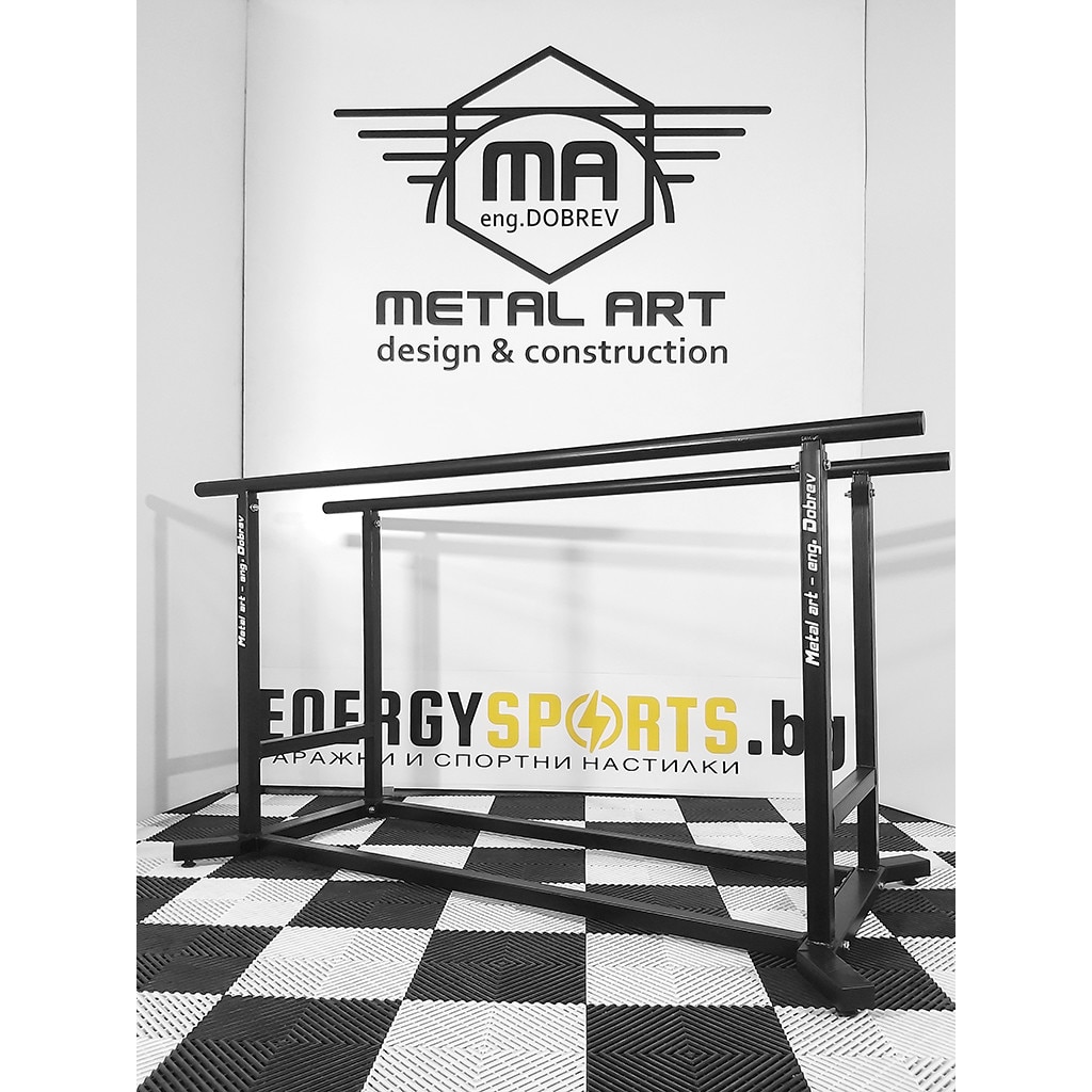 Paralele de gimnastica, Metal art - ing.Dobrev, Negru - eMAG.ro