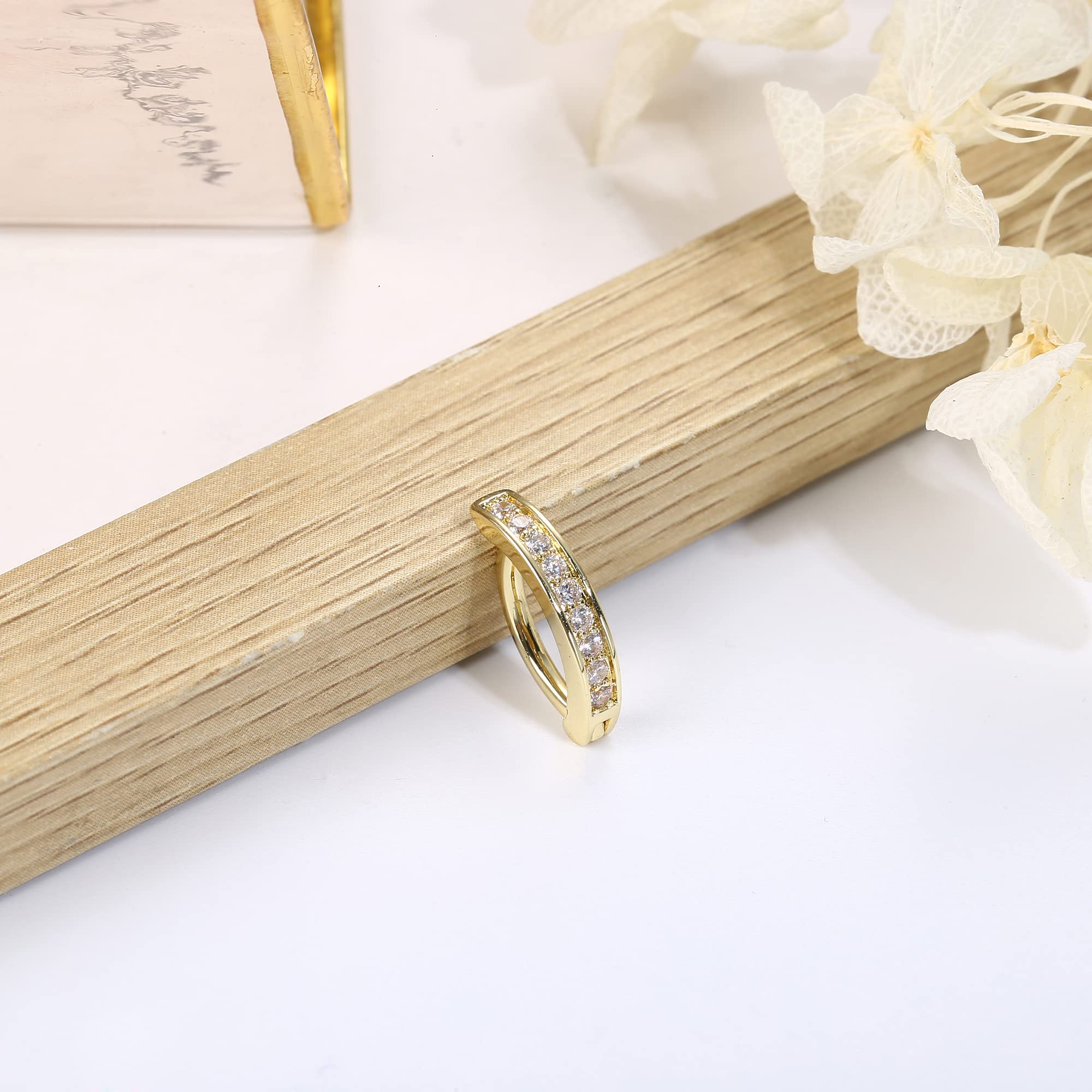 Set de 6 decoratiuni pentru buric, din otel inoxidabil, OVERTANG - eMAG.ro