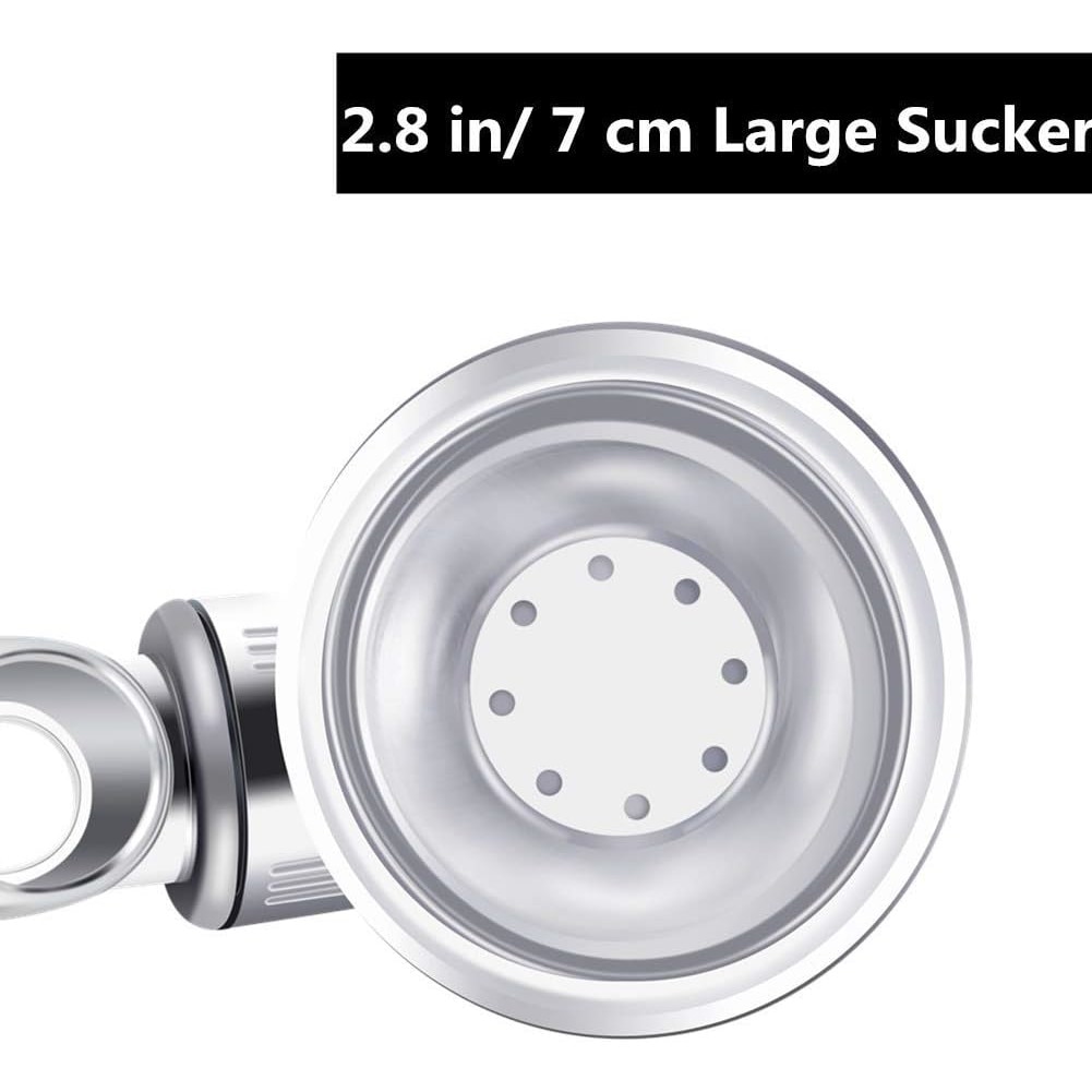 Suport pentru cap de dus, 10 cm, Argintiu - eMAG.ro