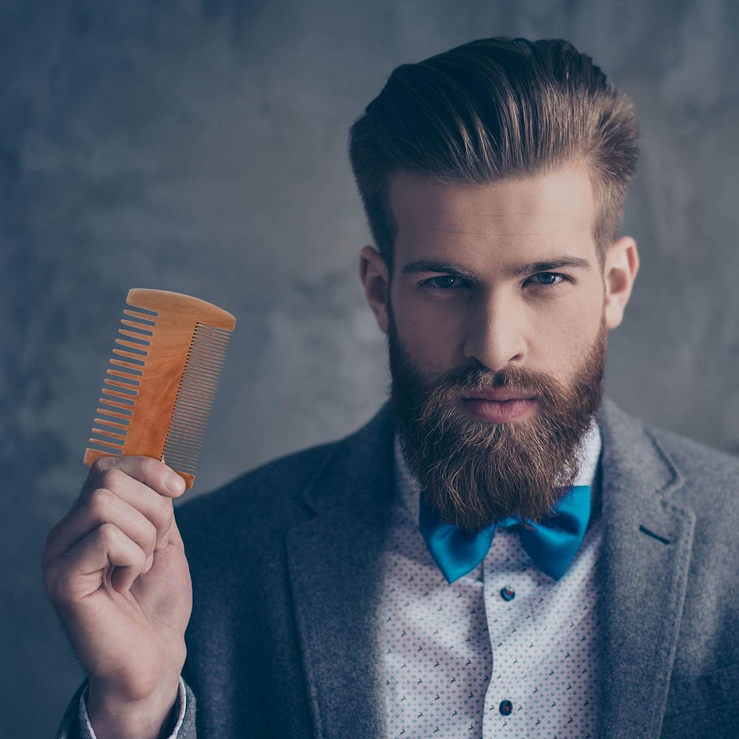 Set barber complet Ardette, BarberBox, 15 piese, cu foarfeca tuns filat ...