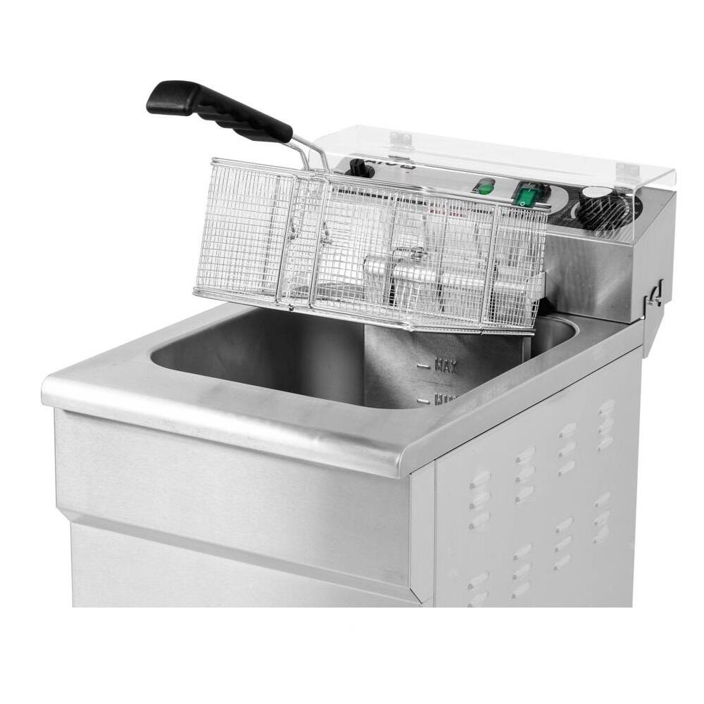 Friteuza profesionala electrica, Yato Gastro, Inox, capacitate 11.5 L, putere 5 kW, trifazat ...