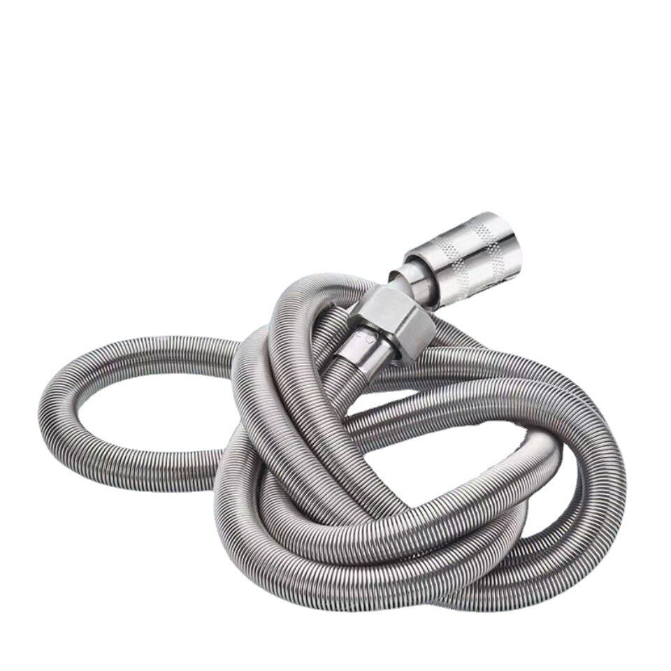 Furtun de dus, Argintiu, Inox, 1.5 m - eMAG.ro