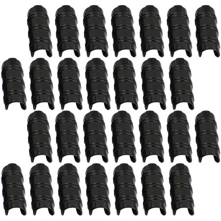 Set 30 cleme pentru tevi sera, Sunmostar, Policarbonat, Negru - eMAG.ro