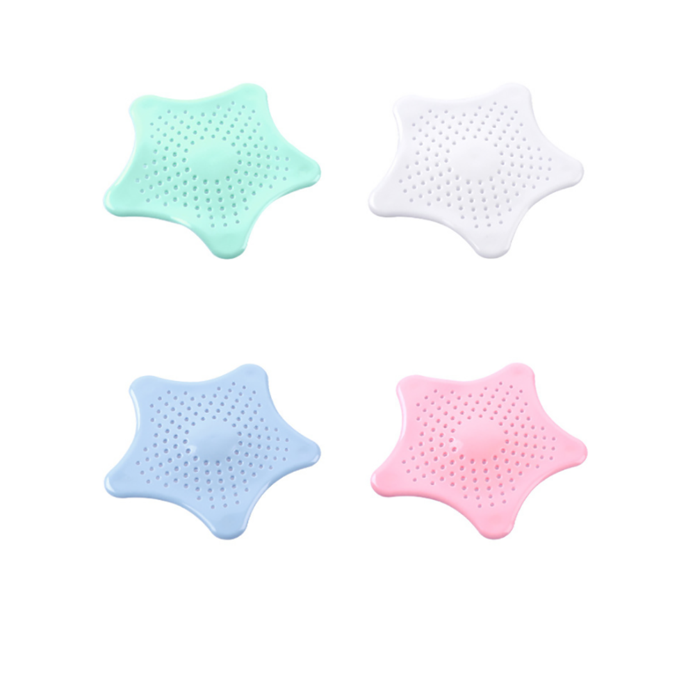 Set 4 scurgeri pentru par, Plastic, Multicolor - eMAG.ro