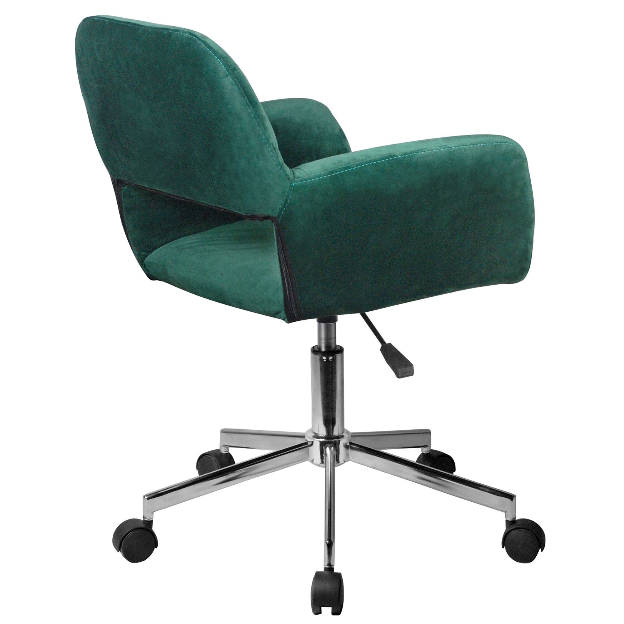 Scaun de birou, Akord Furniture Factory, Catifea, Ergonomic, Verde ...